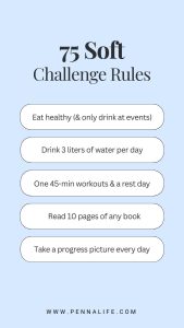 75 Soft Challenge Rules: An Easier Alternative to 75 Hard