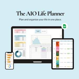 All-in-One Life Planner Template in Google Sheets