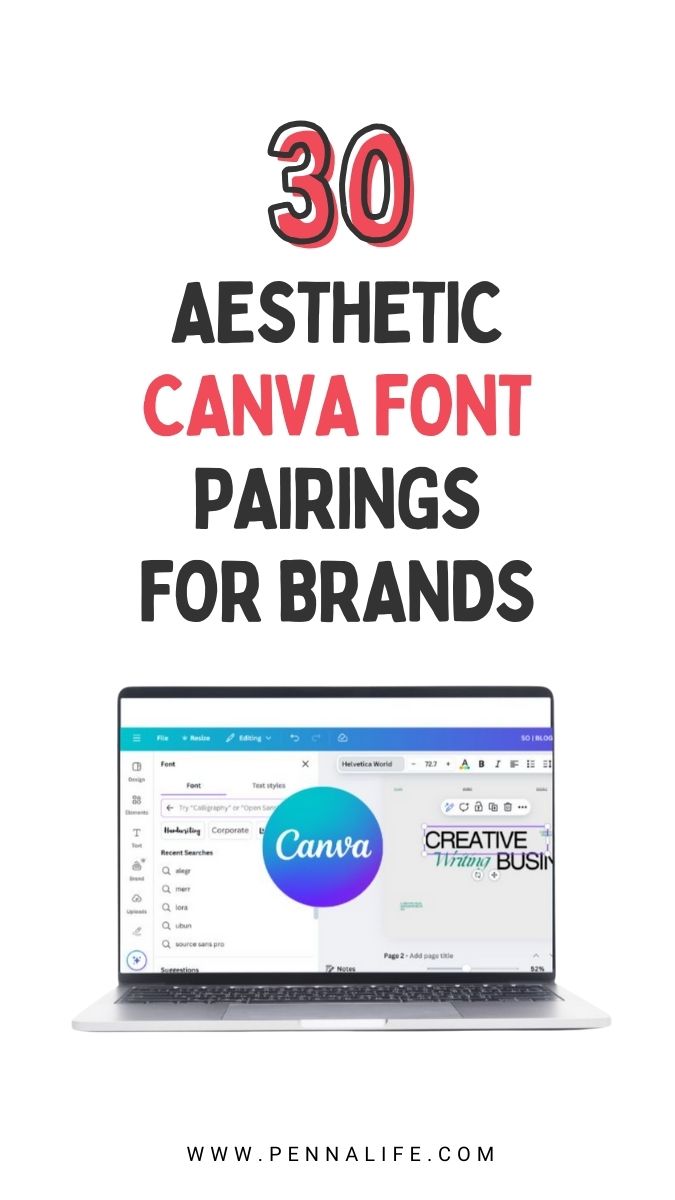 30 Best Canva Font Pairings to Elevate Your Brand - Pennalife
