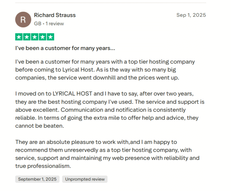 Lyrical Host Review: The #1 Best Web Host for Bloggers - Pennalife